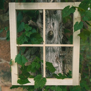 Rustic Farmhouse Window Frame With Farmhouse Egg Wreath/ Custom ...
