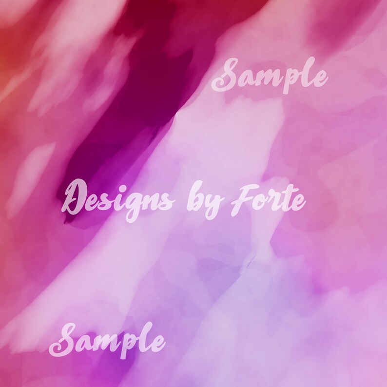 Watercolor Digital Paper Pack: 10 Sheets, 12x12 in (digital Download ...