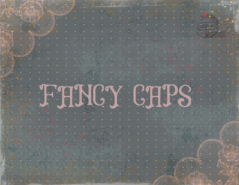 Fancy Cap Fonts - Etsy