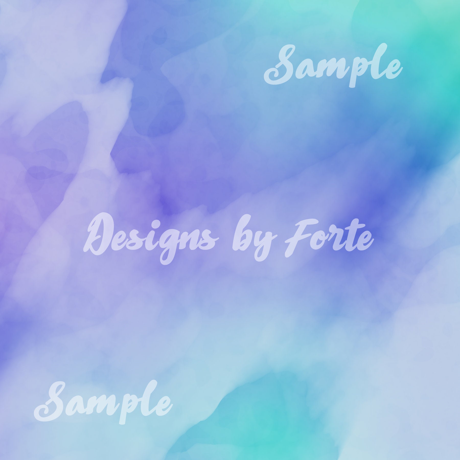 Watercolor Digital Paper Pack: 10 Sheets, 12x12 in (digital Download ...