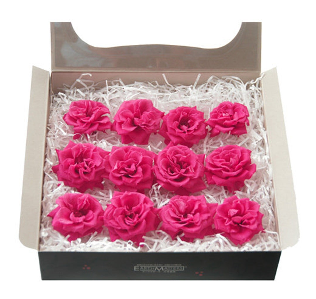 Pink, Rose Crafts 12 Preserved Stabilized Roses, Wedding Decor, DIY ...