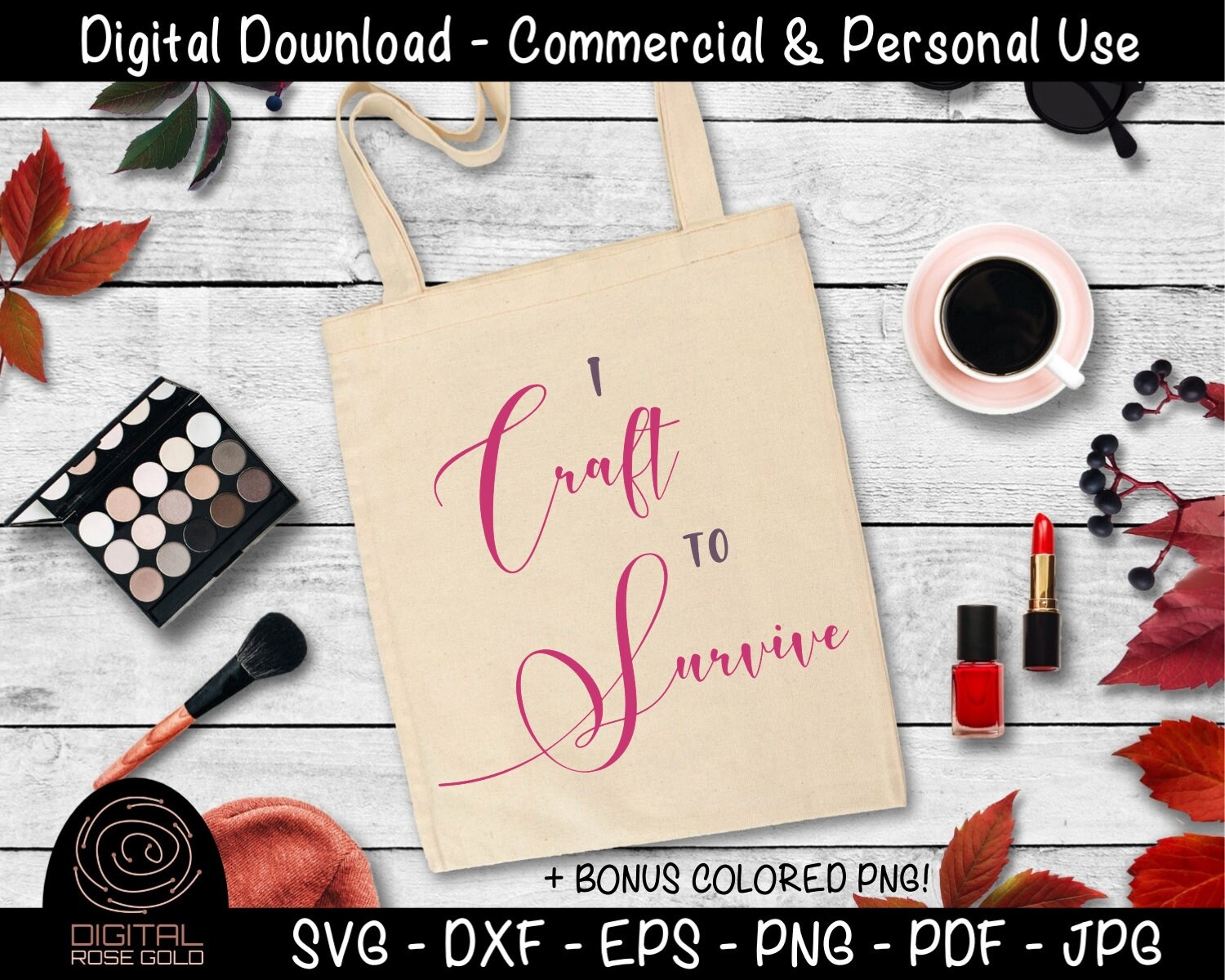 I Craft to Survive Funny Craft Room Decor Printable - Etsy