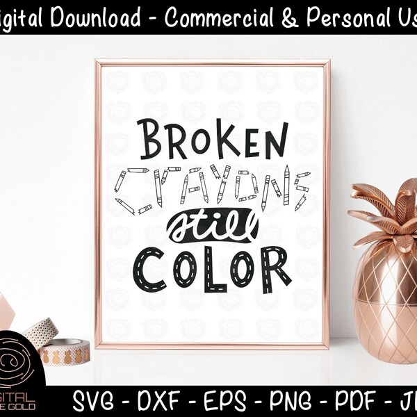 Broken Crayons - Etsy