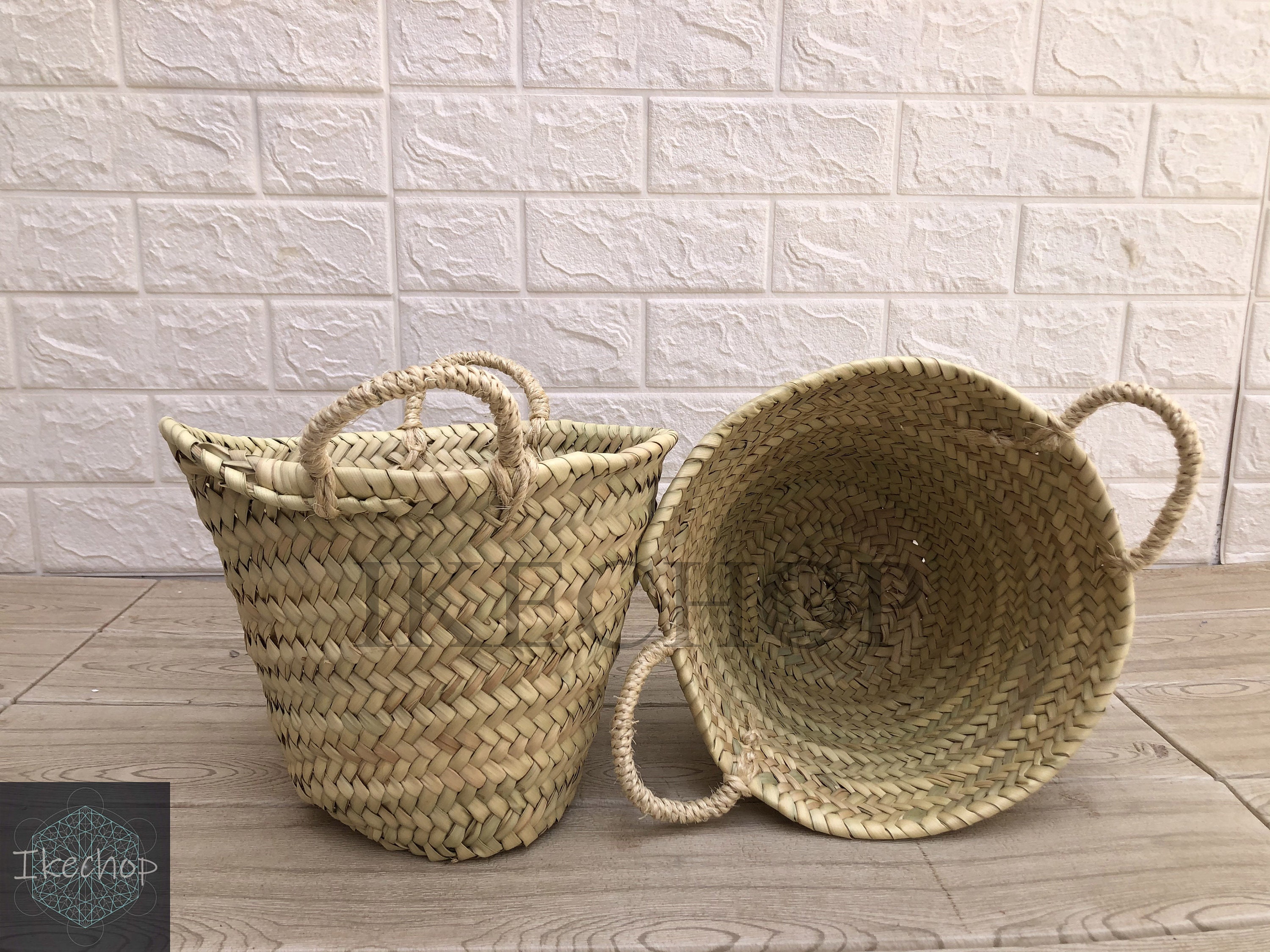 NATURAL STRAW BASKET Small Rose Basket Gift Straw Basket - Etsy
