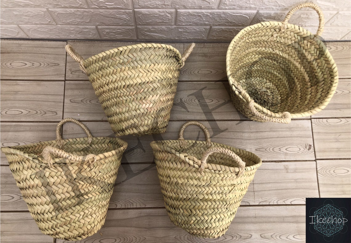 NATURAL STRAW BASKET Small Rose Basket Gift Straw Basket - Etsy