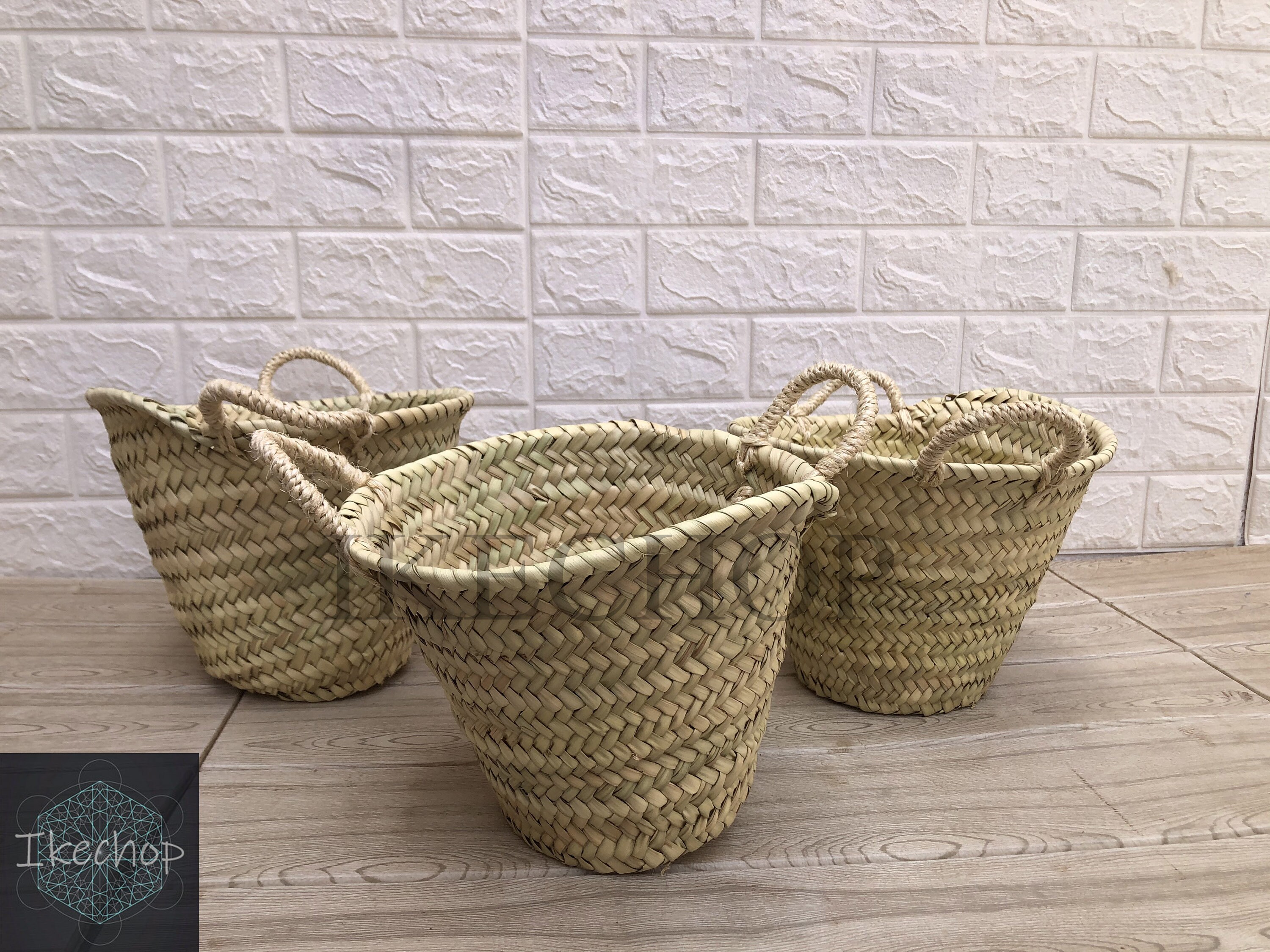 NATURAL STRAW BASKET Small Rose Basket Gift Straw Basket - Etsy