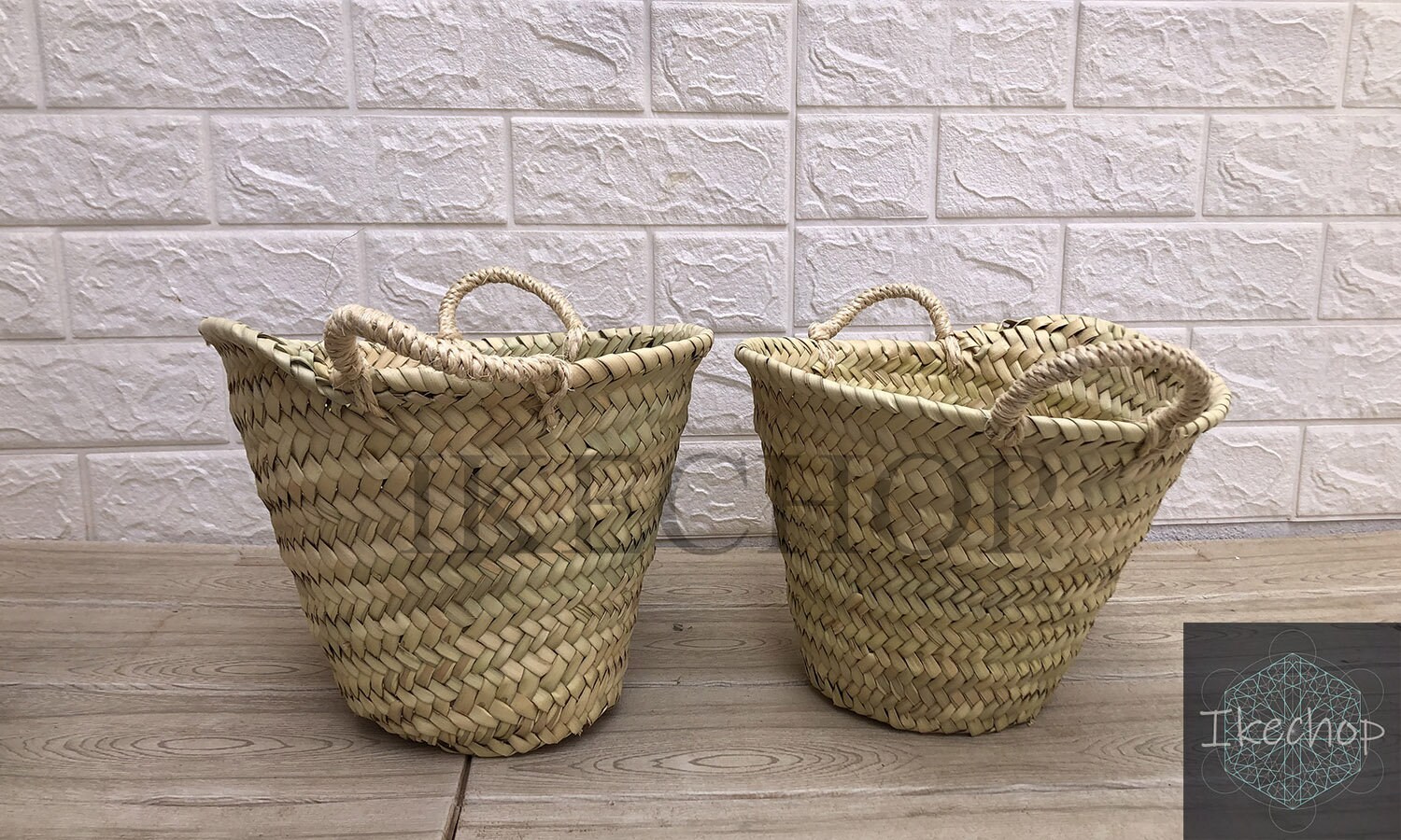 50% off NATURAL STRAW BASKET, Small Rose Basket, Gift Straw Basket ...