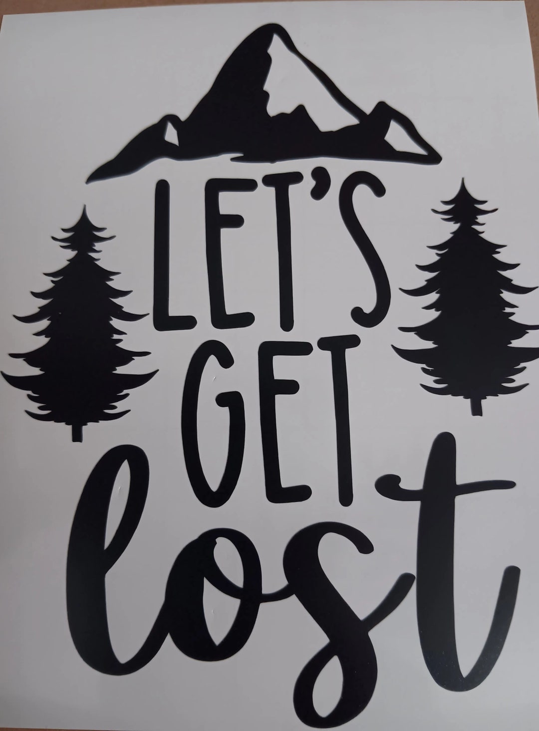 Let's Get Lost Custom Decal for Sale - Etsy