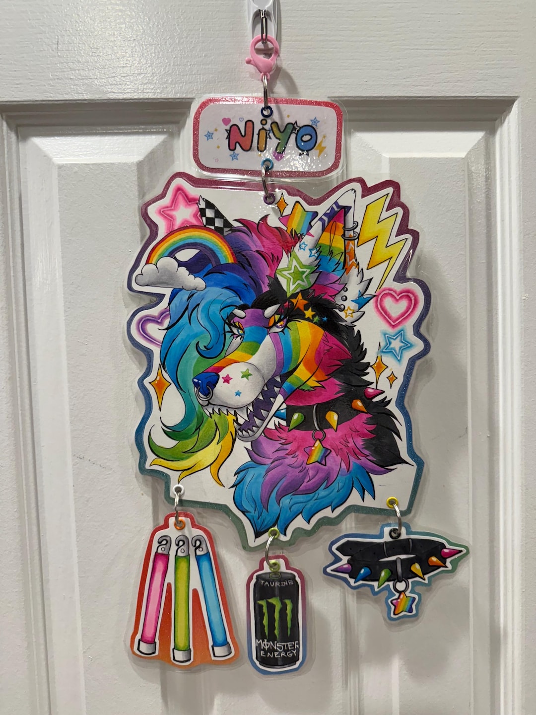 Custom Furry Name/item Dangle Badge - Etsy