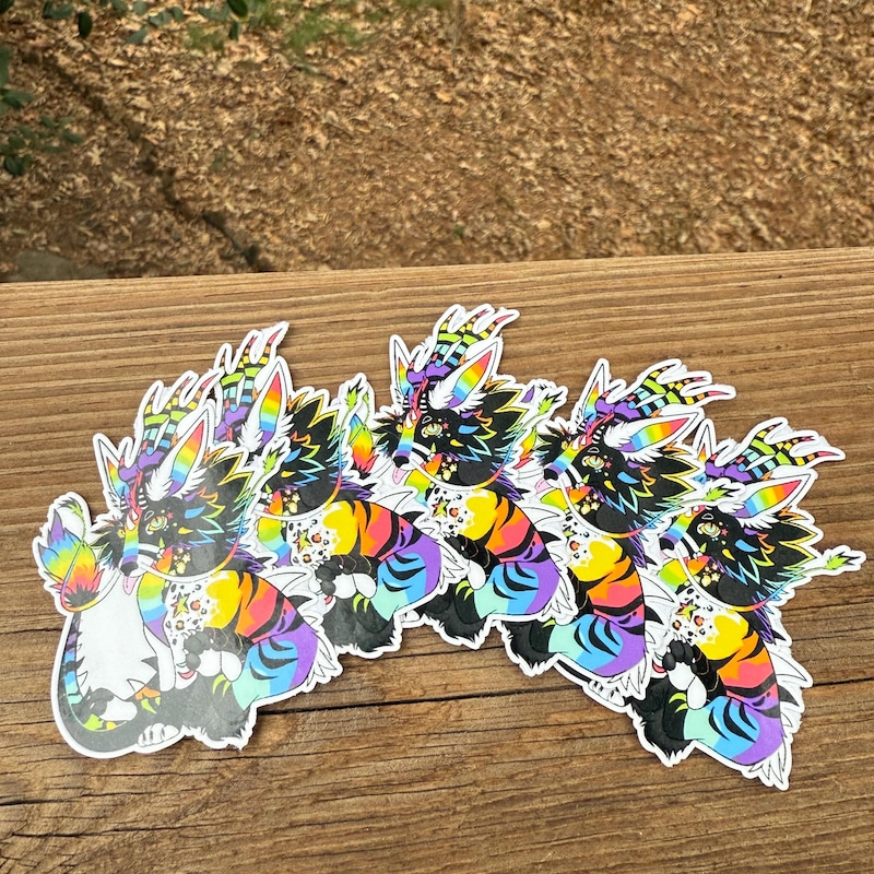 Furry Sticker - Etsy