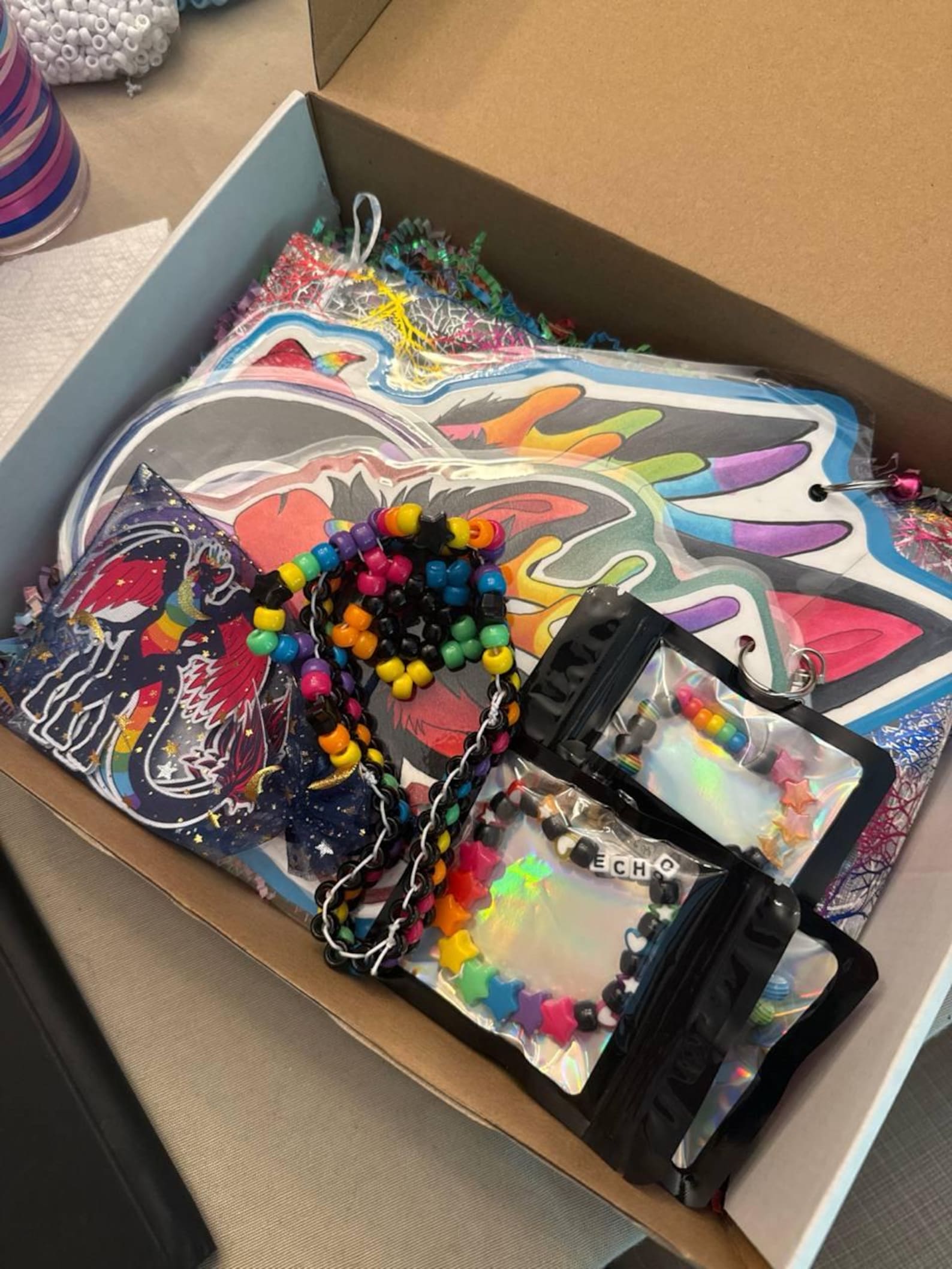 Custom Kandi Art Fursona Box - Etsy