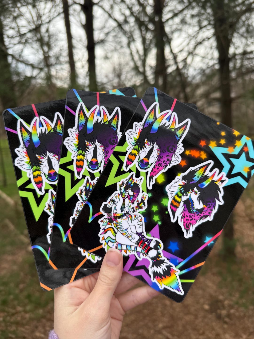 Sparkledog Sticker Sheet - Etsy