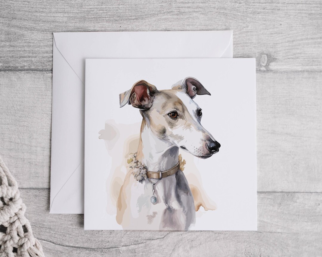 Georgous Greyhound Greeting Card - Etsy