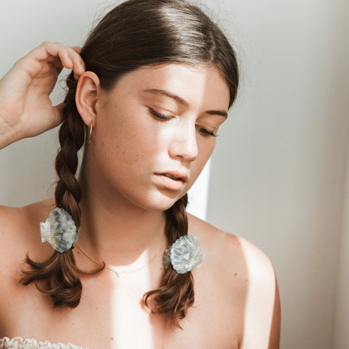 Riley Sea Shell Claw Clip High Quality Hair Clips - Etsy