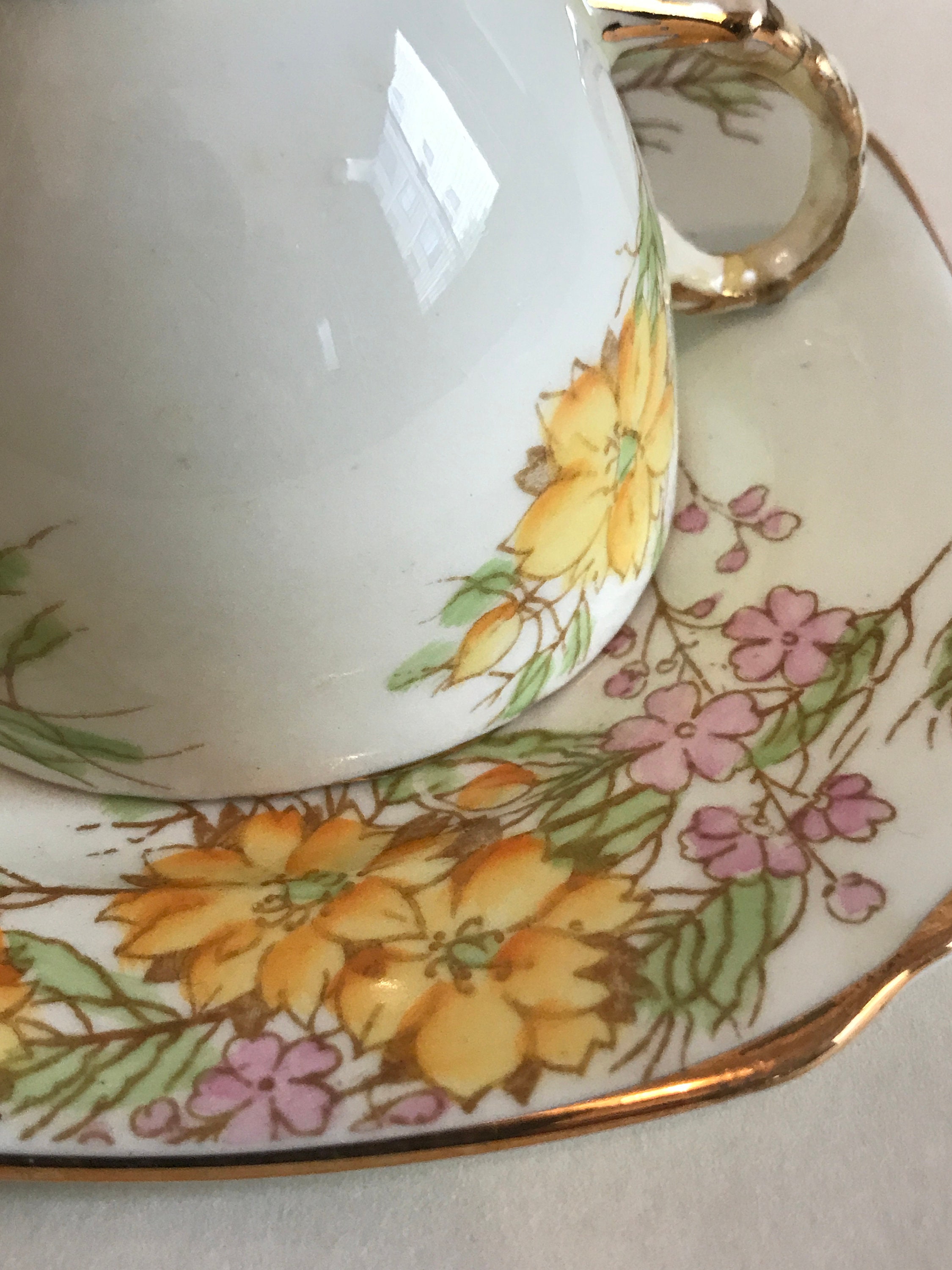 Vintage Sutherland China Teacup Saucer and Plate Set 2512 3 - Etsy