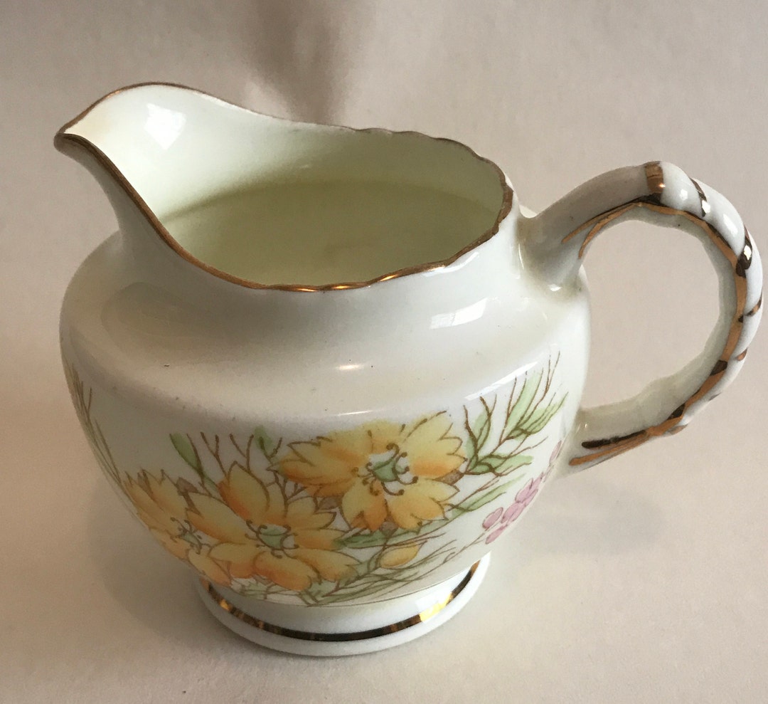 Vintage Sutherland China Milk Jug 2512 - Etsy
