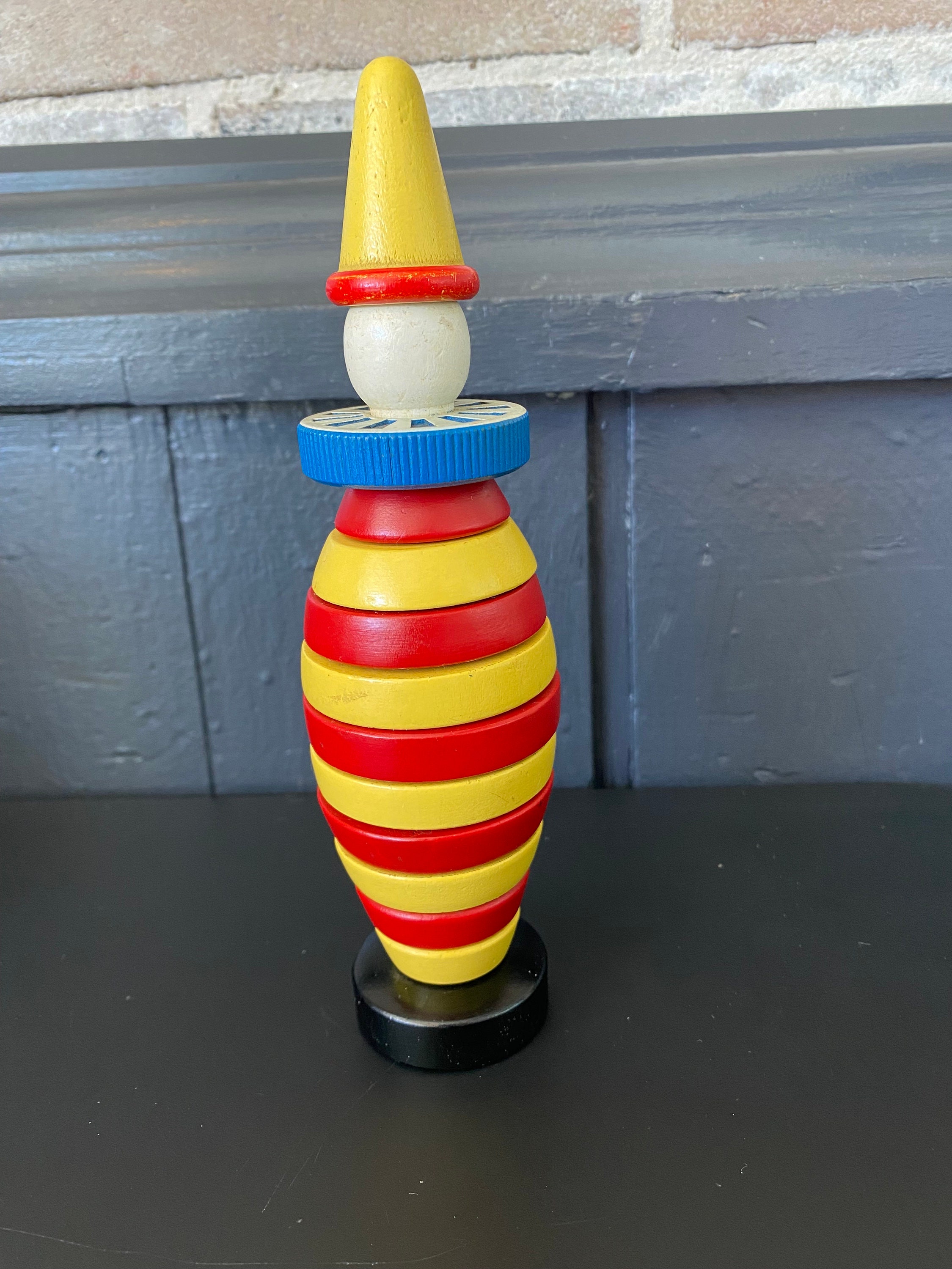 Wooden Brio Stackable Clown 1958 - Etsy