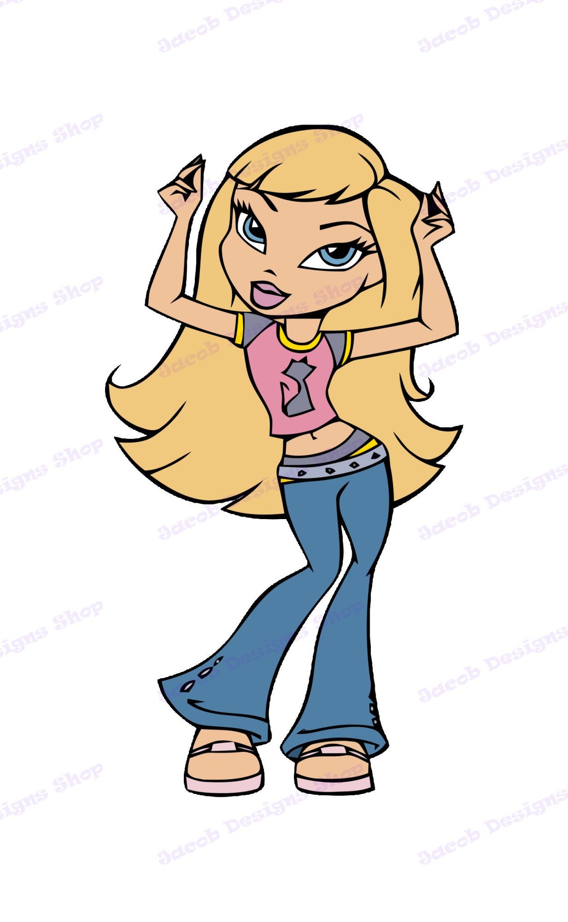 Bratz SVG 14 Svg Dxf Cricut Silhouette Cut File Instant | Etsy