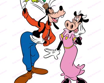 Clarabelle Cow Svg | Etsy