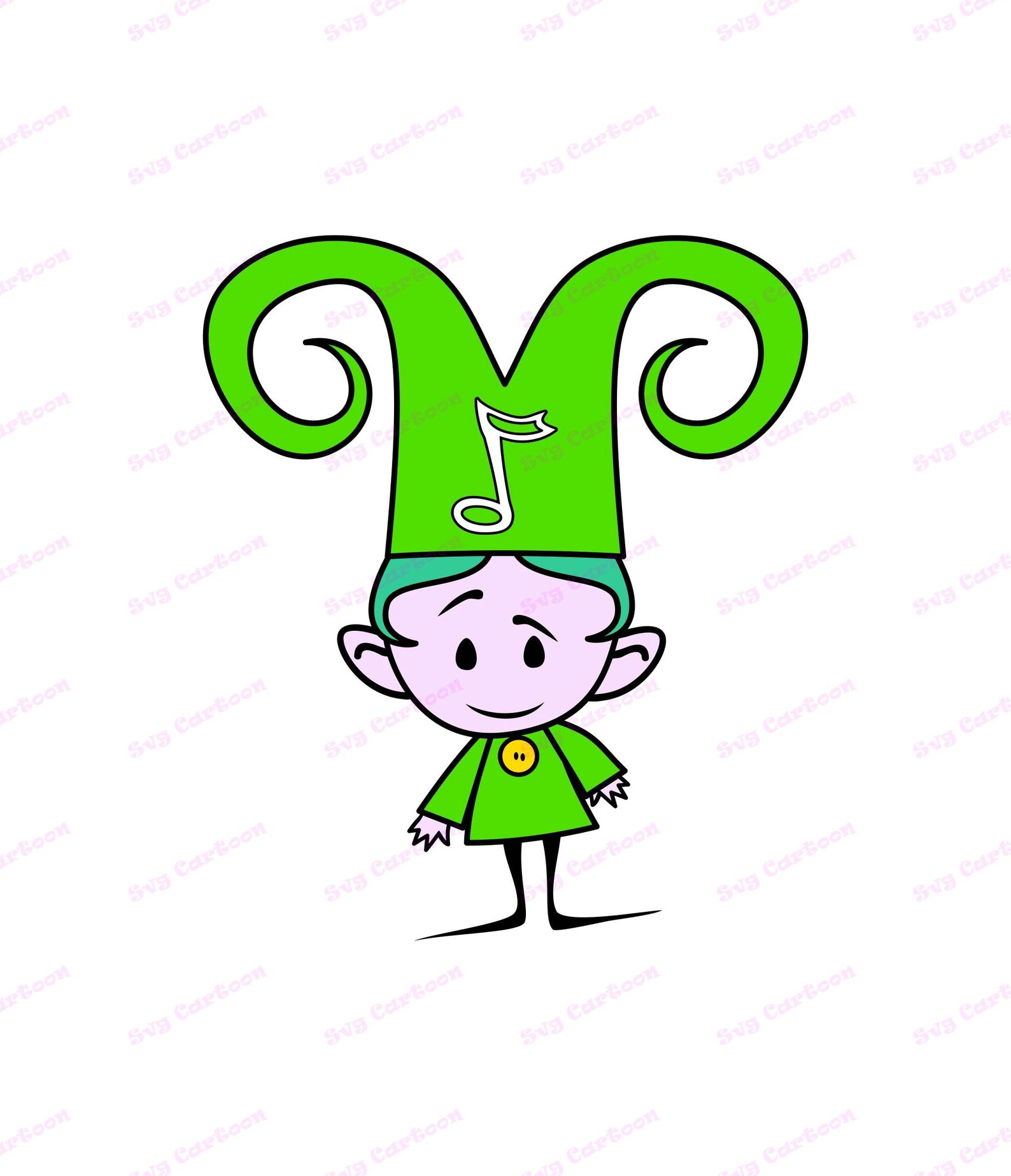 The Notekins Green SVG Svg Dxf Cricut Silhouette Cut File | Etsy