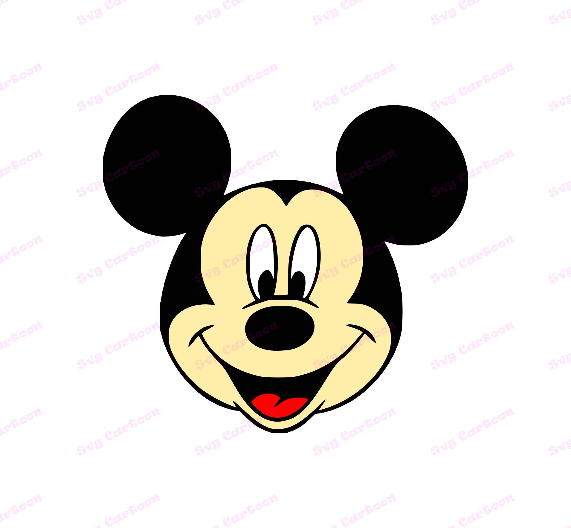 Mickey Mouse SVG svg dxf Cricut Silhouette Cut File | Etsy