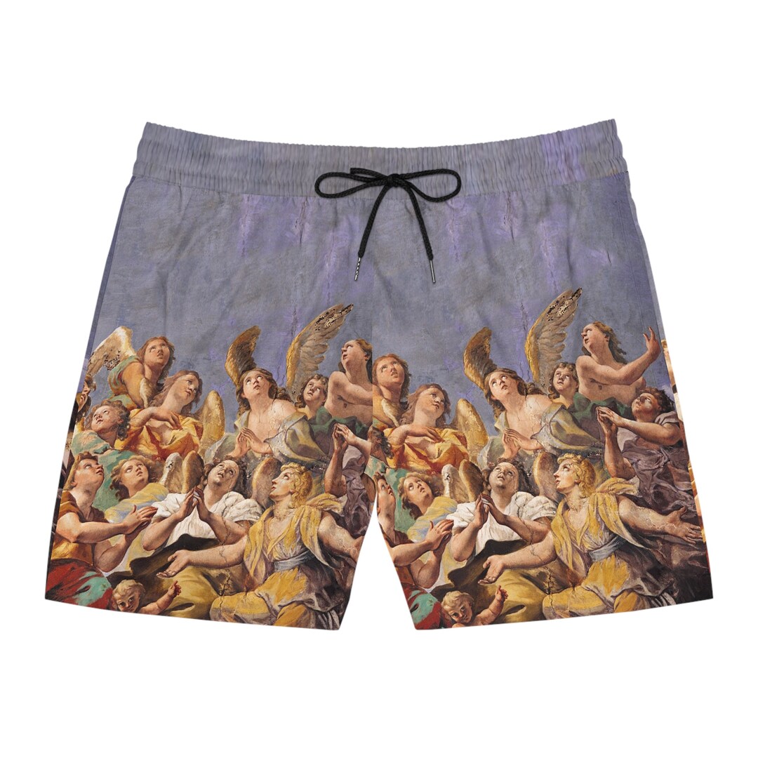 Renaissance Art Men's Mid-length Swim Shorts, Art Aesthetic Swim Shorts ...