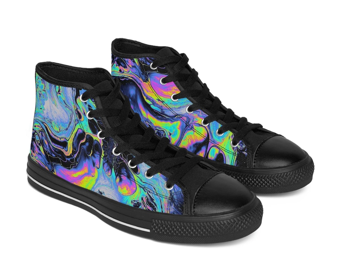 Cosmic Trip Sneakers, Trippy Shoes,women's Classic Sneaker, Trippy ...