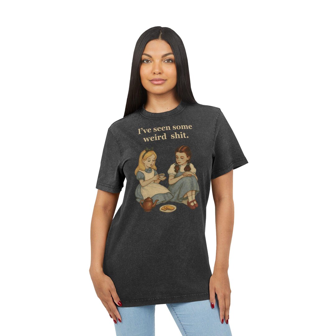 Vintage Storybook Graphic Tee, Dark Humor Alice Inspired Shirt - Etsy