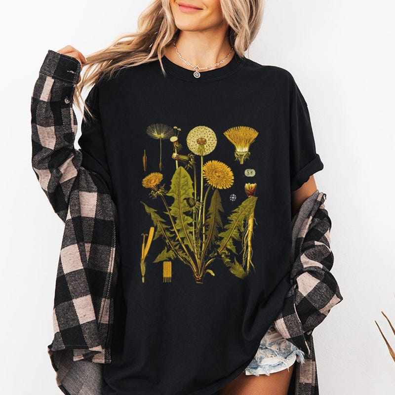 Dandelion Tshirt - Etsy