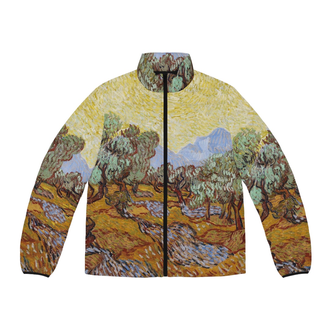 Olive Trees by Van Gogh, Van Gogh Puffer Jacket - Etsy
