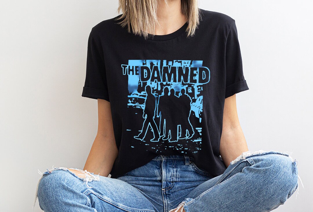 The Damned Goth Punk Rock T-shirt - Etsy
