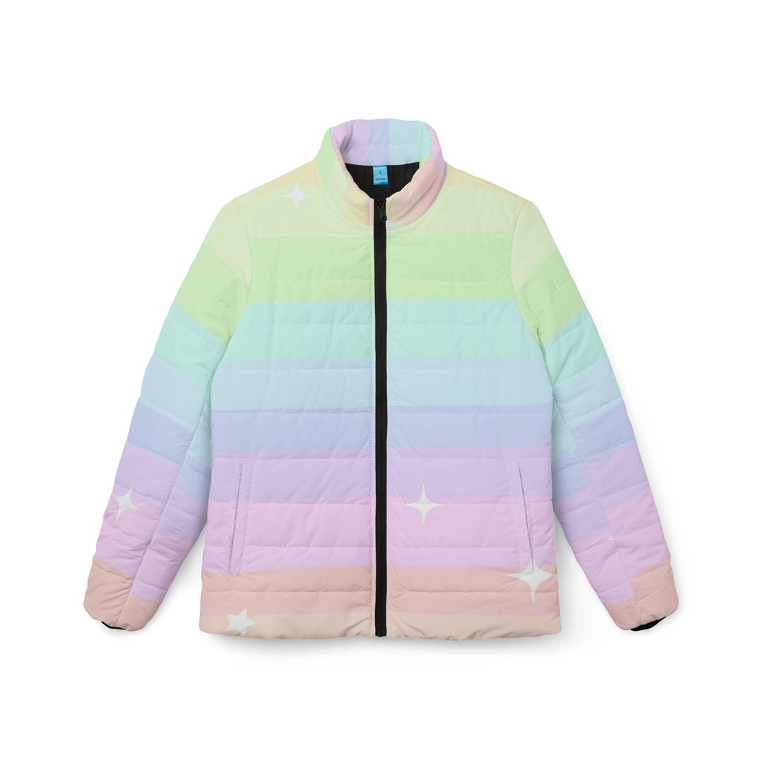 Danish Pastel Puffer Jacket, Yume Kawaii, Fairy Kei, Cute Jfashion ...