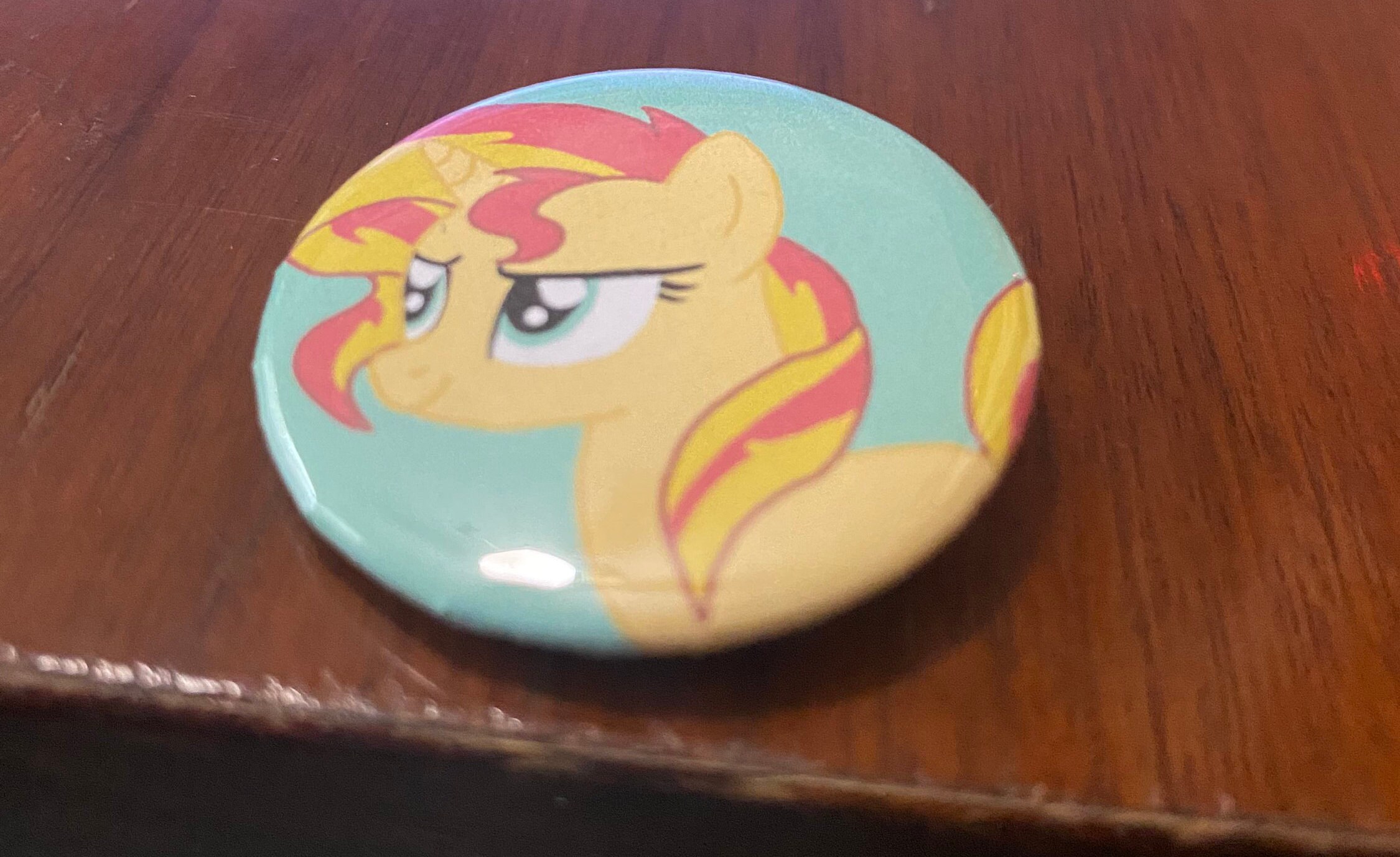 G4 Sunset Shimmer Button - Etsy