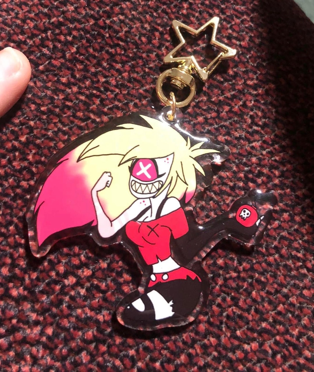 Hazbin Hotel Cherri Bomb Acrylic Charm - Etsy