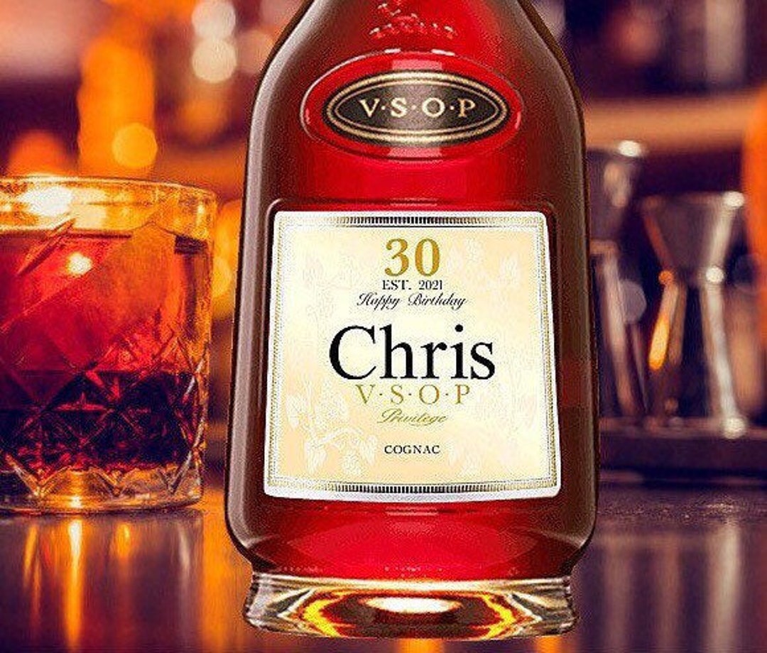 Personalized Cognac VSOP Label - Etsy