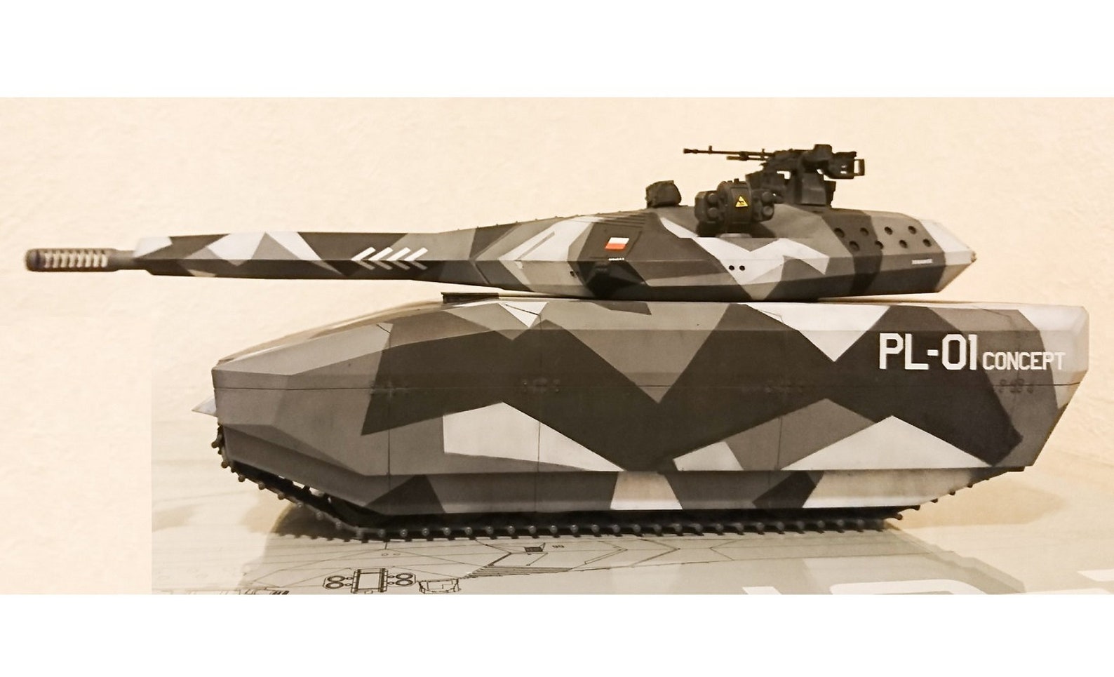 Built PL-01 Prototype Polish Tank Scale Model 1/35 | Etsy