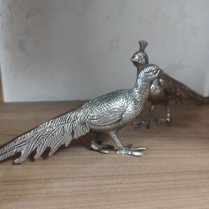 Vintage Peacocks Pair Male and Female,peacock Set Statue,peacocks ...