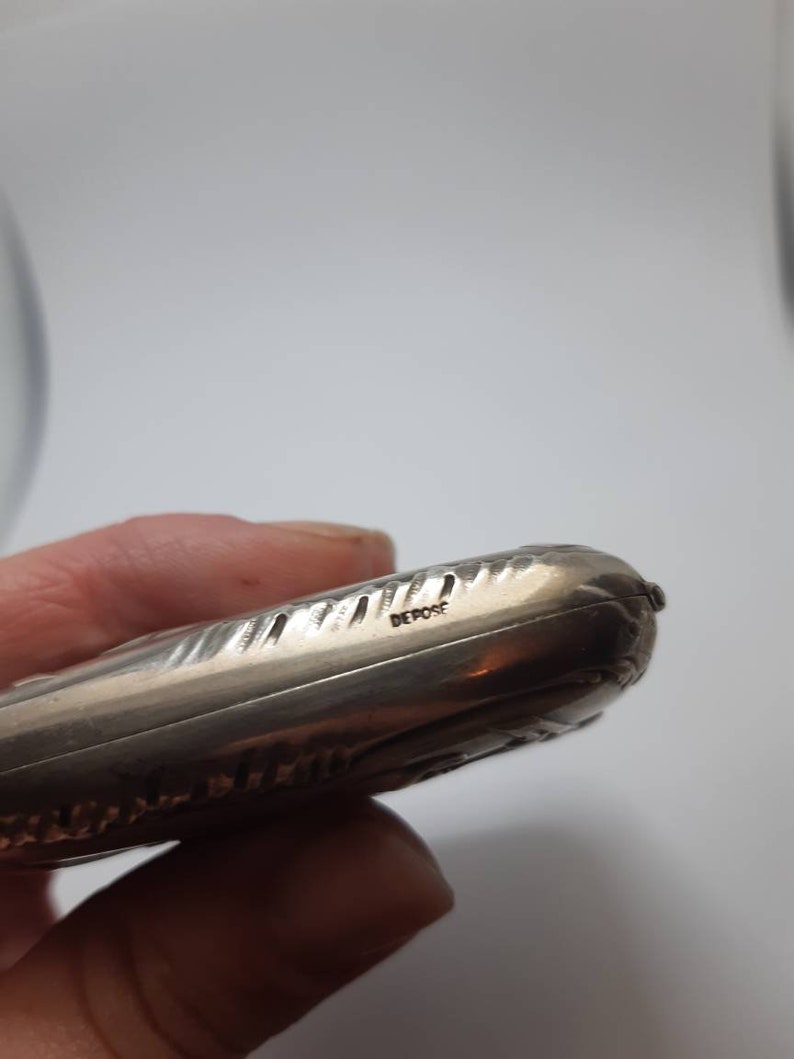 Rare Charles Murat Sterling Silver Cigarette Caseauthentic - Etsy