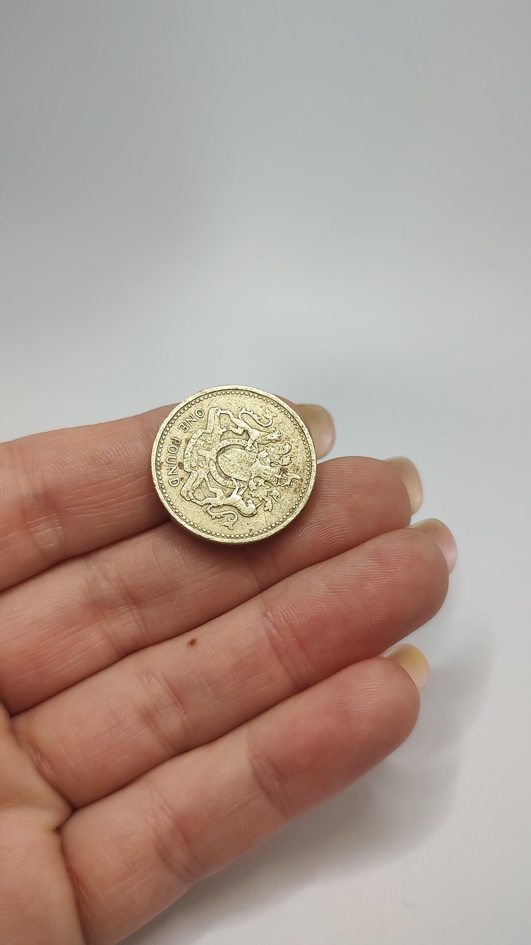 RARE One Pound 1983 Elizabeth II Decus Et Tutamen ,rare One Pound Coin ...