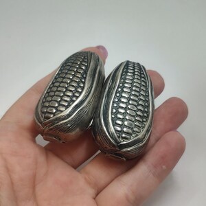 Vintage Figural Corn 800 Silver Pill Box - Etsy
