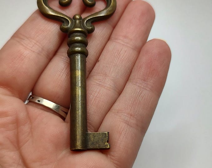 Rare Antique Swiss Key,brass Door Key,skeleton Key,vintage Swiss Key ...
