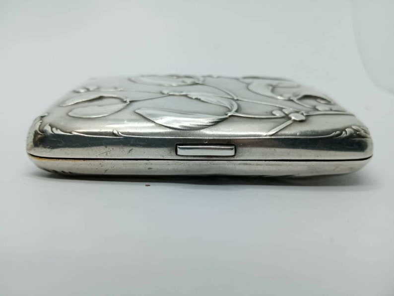 Rare Charles Murat Sterling Silver Cigarette Caseauthentic - Etsy