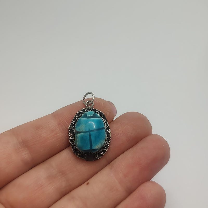 Silver Scarab - Etsy