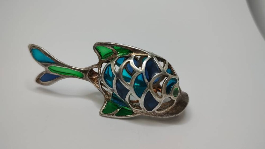 Vintage Italian Silver Fish,collectable Sterling Silver Statuette - Etsy