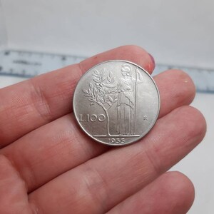 100 Lire 1955 Coin - Etsy