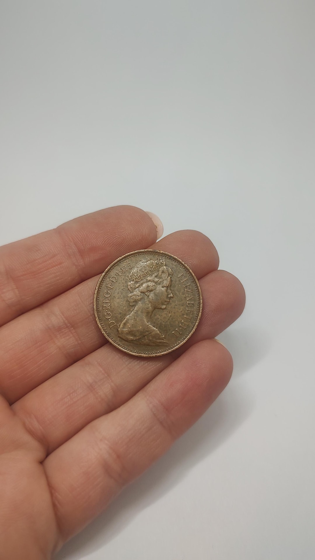 1975 2 New Pence Coin Elizabeth II Good Condition ,UK Two New Pence ...
