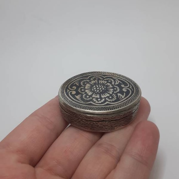 Old Pill Box - Etsy