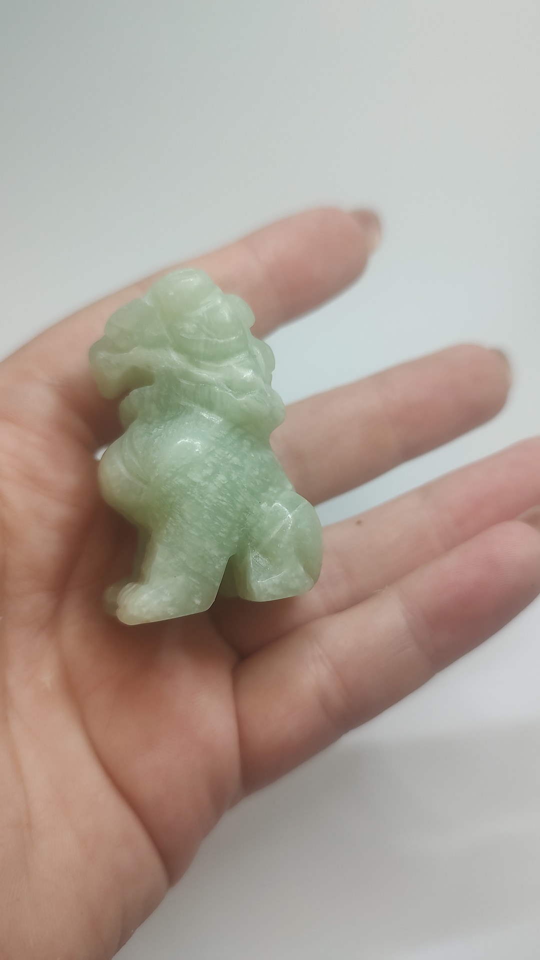 Chinese Jade Foo Dog Sculpture Amulet ,feng Shui Jadeite Sculpture - Etsy