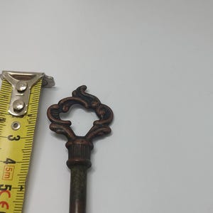 Rare Large Antique French Brass Cabinet Key,large Antique Bronze ...