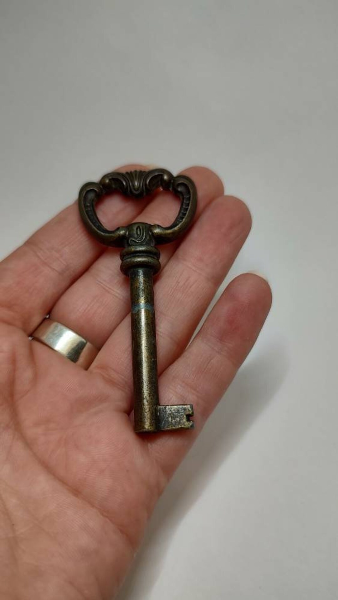 Antique Huwil Brass Skeleton Key: Swiss Collectible Key - Etsy